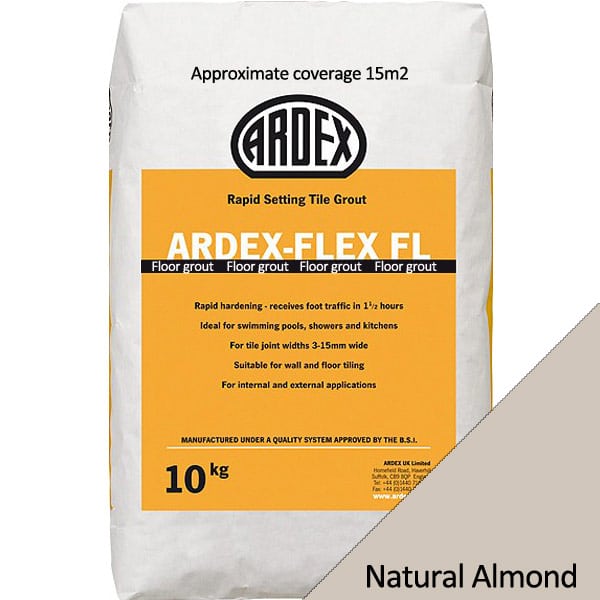 Ardex FL (Floor) Grout Natural Almond (10kg) - Target Tiles