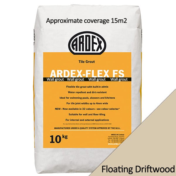 Ardex FS (Wall) Grout Floating Driftwood (10kg) - Target Tiles