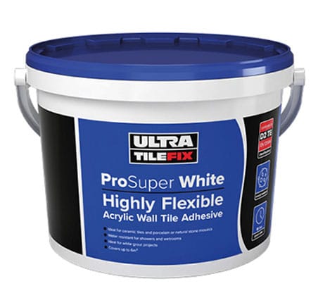 Ready Mixed Wall Adhesives | Ultra Tile Fix Super White | Target Tiles