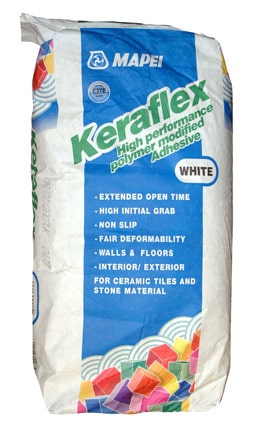 Mapei Keraflex White 20 kg Slow Set Tile Adhesive - Target Tiles