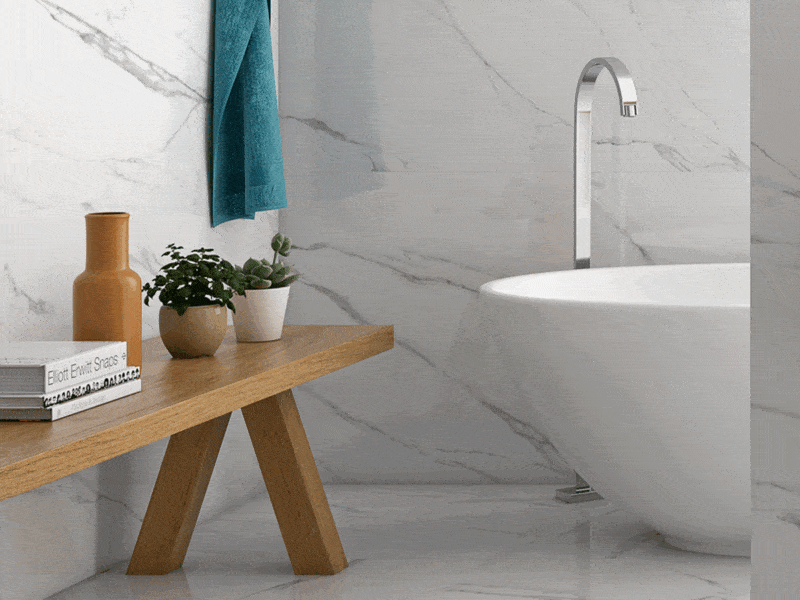 Large Format Tiles | Marble Effect Floor Tiles | Target Tiles