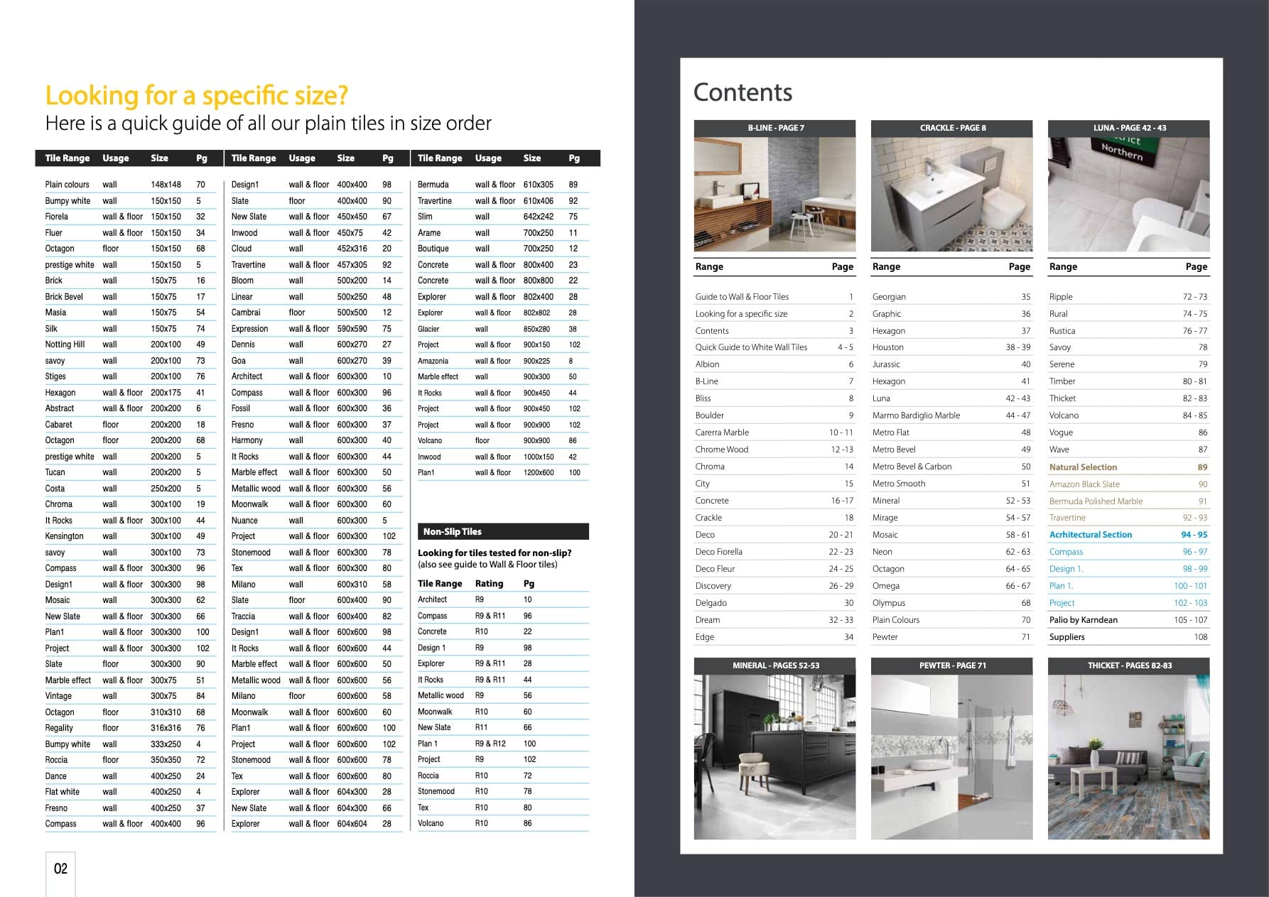 Tile Brochure | Target Tiles