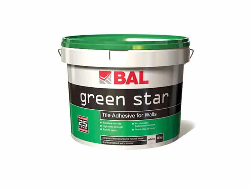Ready Mixed Wall Tile Adhesive | BAL Green Star | Target Tiles